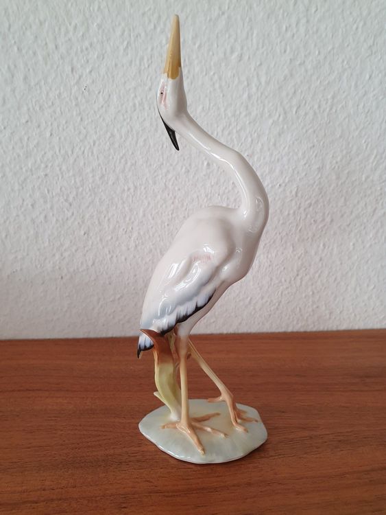 Fischreiher Porzellanfigur HUTSCHENREUTHER (Gebraucht) in Uitikon-Waldegg für CHF 20 – mit ...