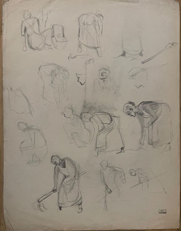 Hans Rohner (1898-1972) Grosse Zeichnung mit Nachlass Stempf (Gebraucht ...