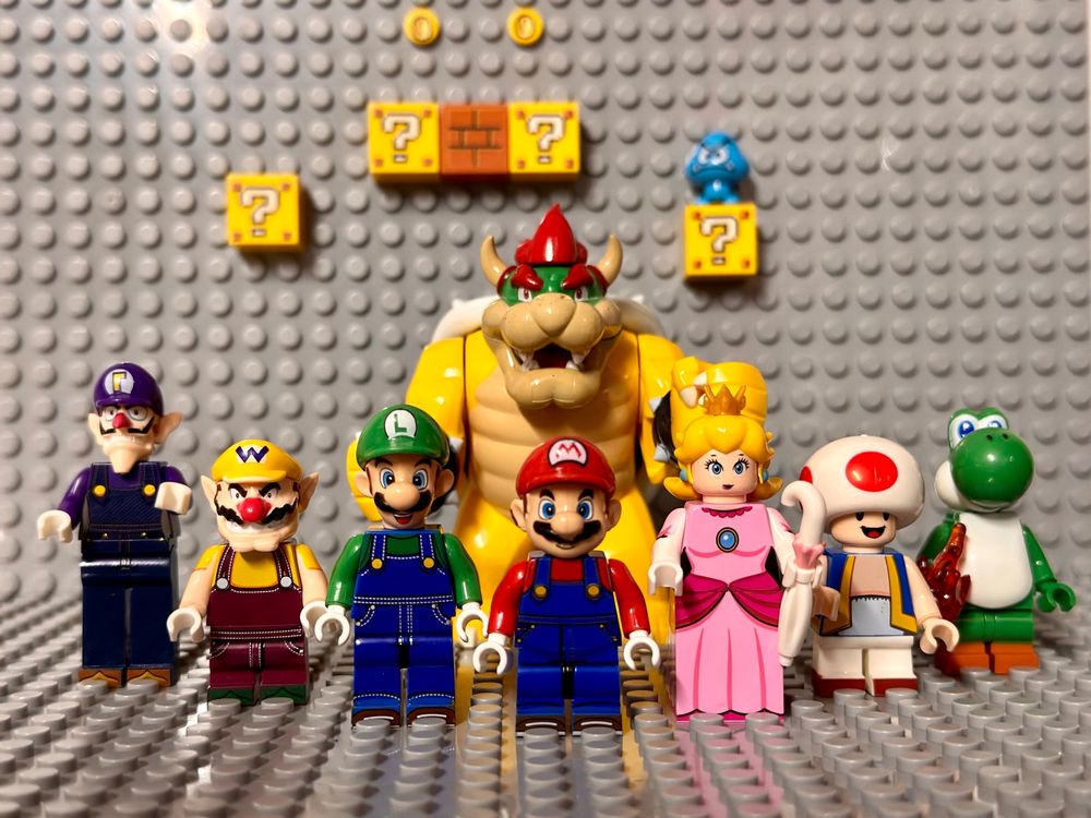 SUPER MARIO BROS. Minifiguren Set (für LEGO) (Neu und originalverpackt ...