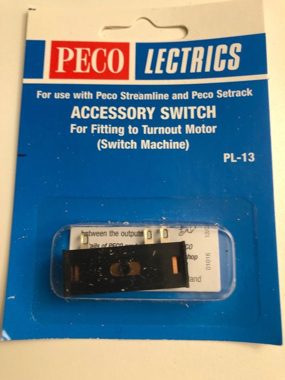 Peco PL-13 Switch zur Montage am PL-10 | Kaufen auf Ricardo