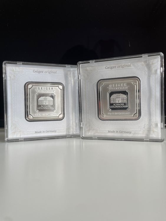 2 x 50g Silberbarren 999 | Kaufen auf Ricardo