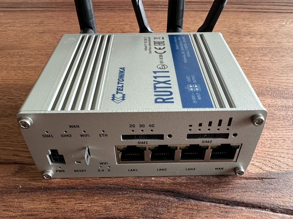 Teltonika 4G LTE-Industrierouter RUTX11 mit WLAN-AC | Kaufen auf Ricardo