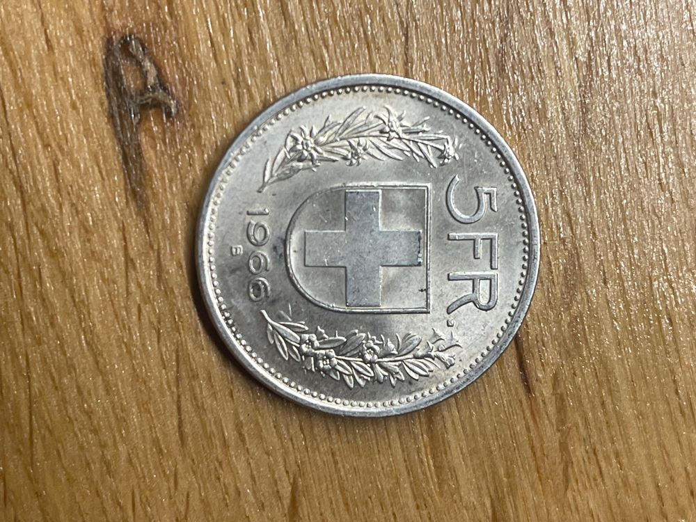 5 Franken 1966 Silber Silbermünz 5 Liber | Kaufen auf Ricardo