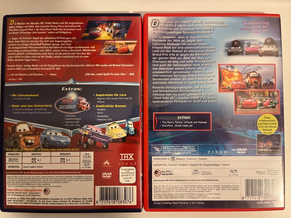 Disney / Pixar: Cars 1-2 (DVD) | Kaufen auf Ricardo