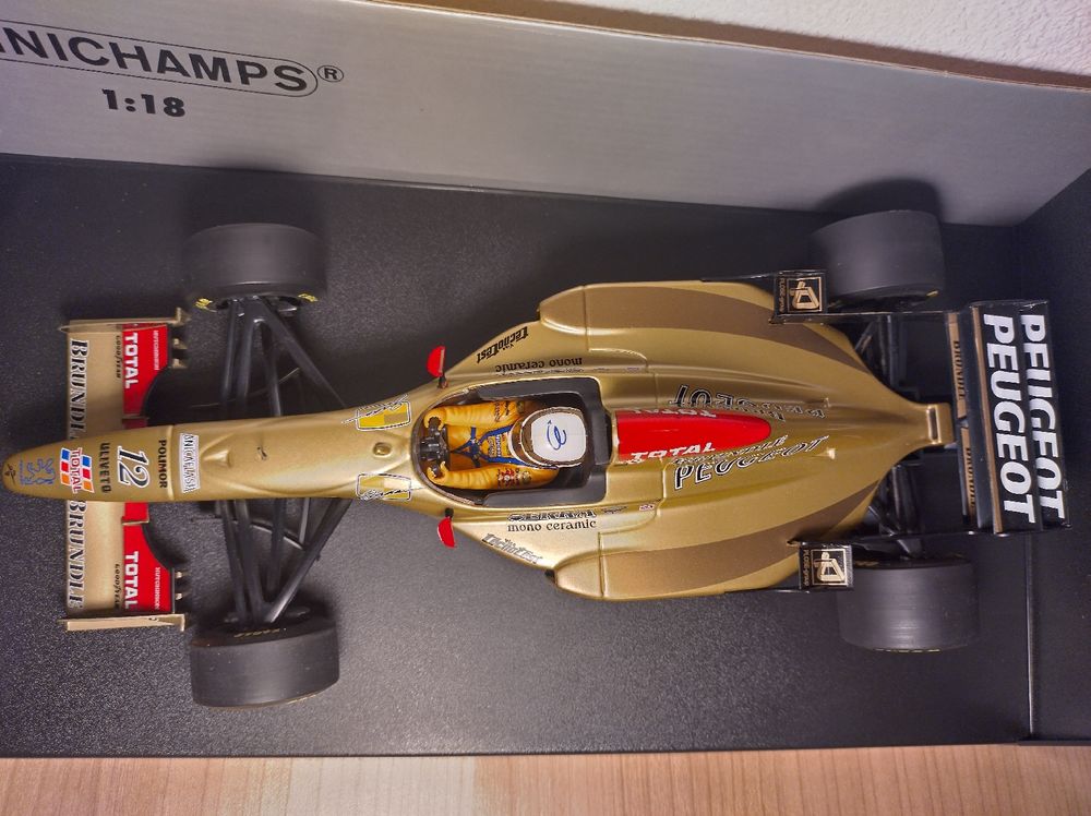 F1 Jordan Peugeot 196, M.Brundle, 1/18 Minichamps (Gebraucht) in ...
