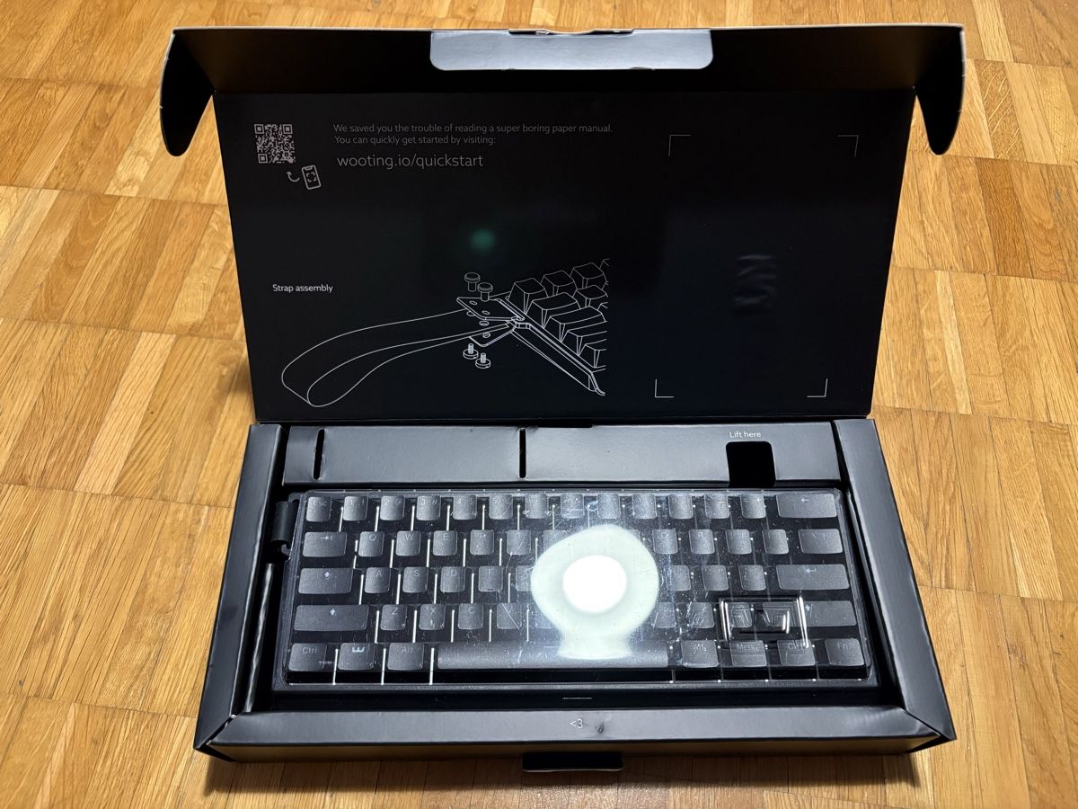 Wooting 60HE Gaming-Keyboard inkl. Lube-Set (Neu (gemäss Beschreibung ...