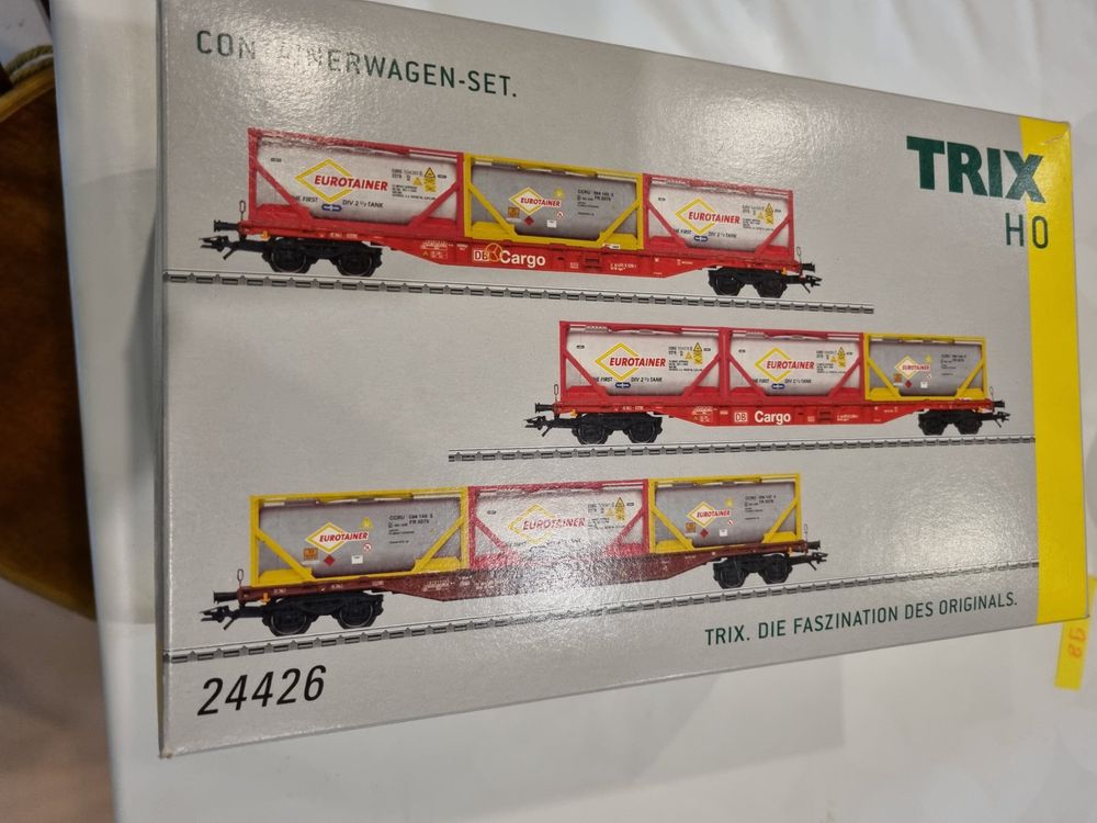 Trix 24426 Containerwagen-Set „Crossrail-SBB Cargo (Neu und ...
