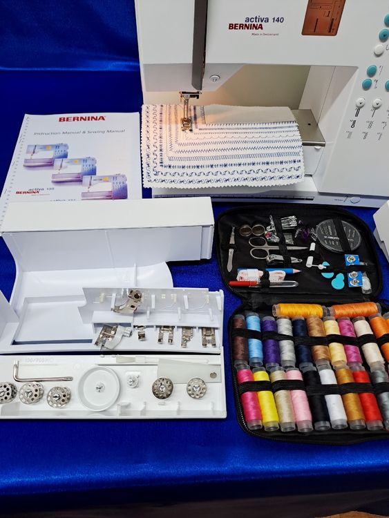 BERNINA ACTIVA 140 WIE NEU GARANTIE 3MT FRISCH REVIDIERT (Gebraucht) in ...