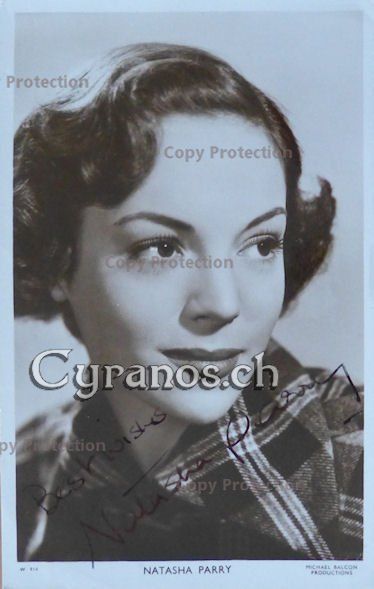 Natasha Parry (1930-2015) Schauspielerin - Autogramm (Gebraucht) in ...