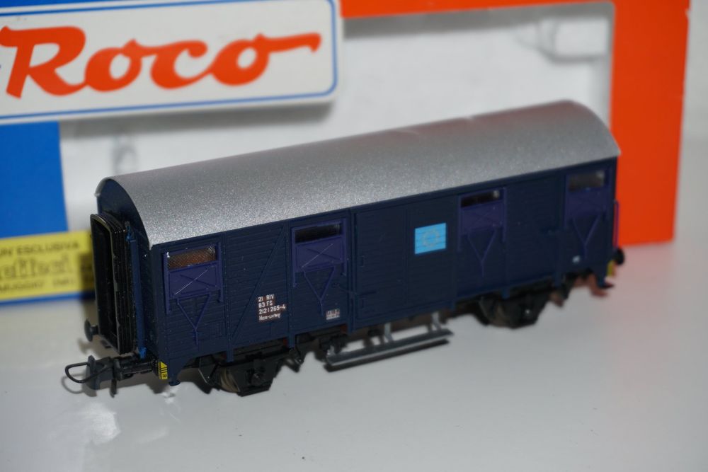 Roco 46299 - FS gedeckter Güterwagen mit Faltenbalg H0/DC (Gebraucht ...