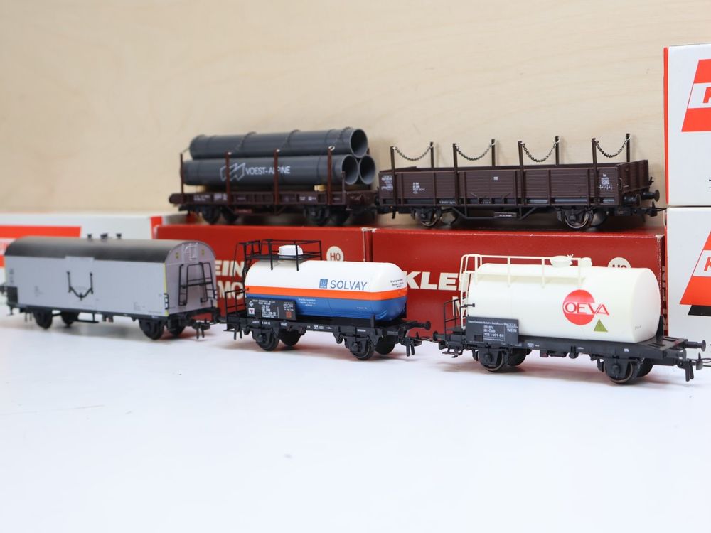 Klein Modellbahn 5 x ÖBB Güterwagen - selten / Top Modelle (Gebraucht ...