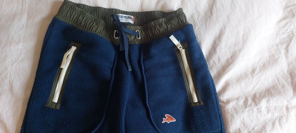 Café du Cycliste „Henriette“ Jogginghose – Blau/Khaki – S (Gebraucht ...