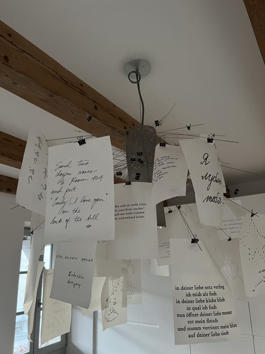 Suspension, luminaire design unique Ingo Maurer, Zettel 5 (Neuf (Voir ...