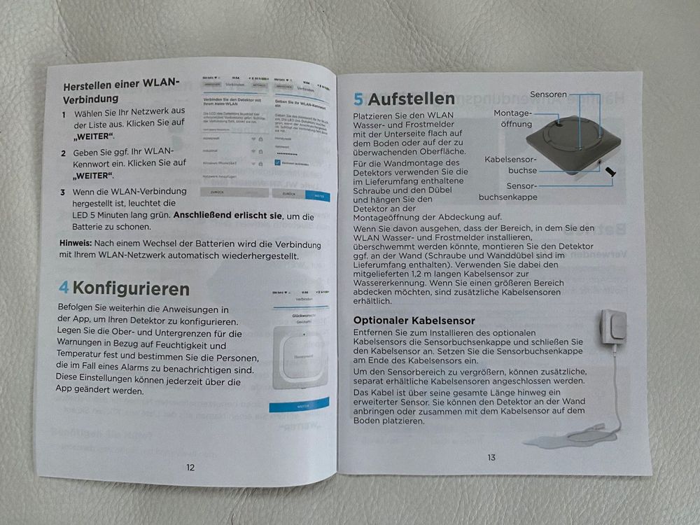 Wasser- und Frostmelder WLAN Honeywell neu originalverpackt | Kaufen auf Ricardo
