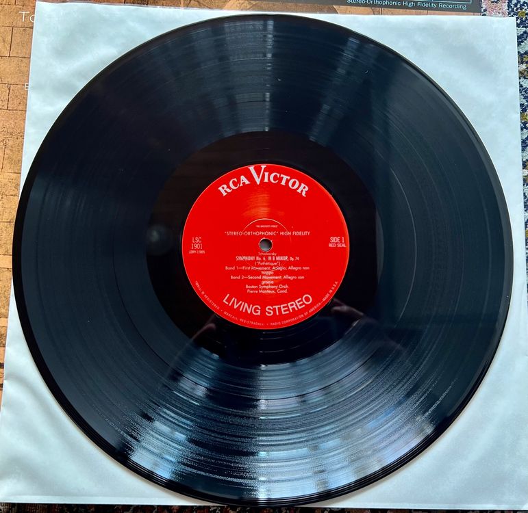 Tchaikovsky Pathétique Symphony Monteux AUDIOPHILE RESON LP (Gebraucht ...