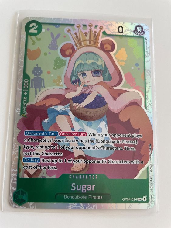 One Piece TCG OP04-024 SR Sugar (Neu (gemäss Beschreibung)) in Oberentfelden für CHF 1 – mit ...