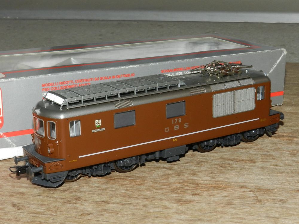 Lima H0 WS Analog E-Lok Ae 4/4 der GBS (HRF Schilder) (D'occasion) à ...