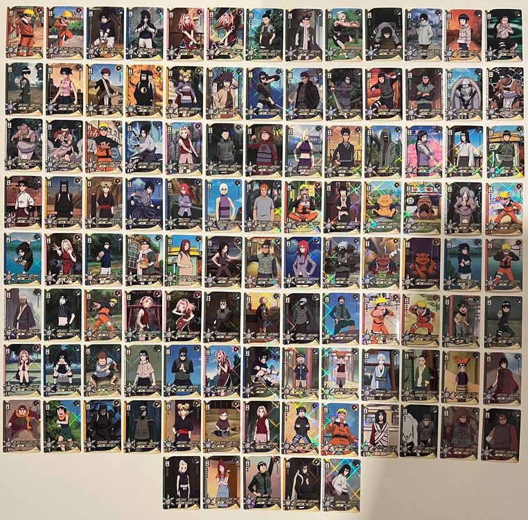 Naruto Kayou official cards complete rare set holo (001-110) (Gebraucht ...