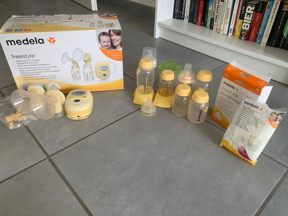 Elektrische Doppelmilchpumpe von Medela (Gebraucht) in Stallikon für CHF 10 – mit Lieferung auf ...