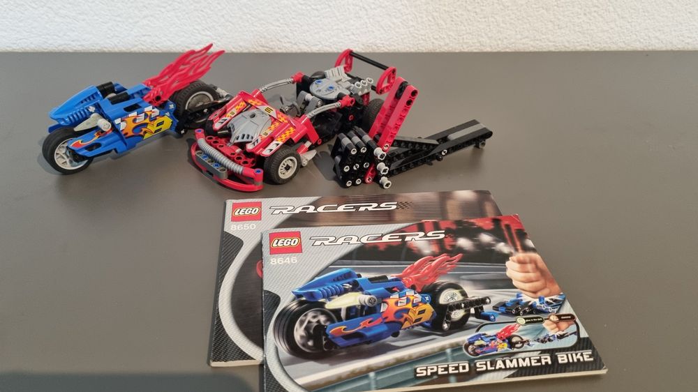 LEGO Speed Slammer Bike 8646 & Furious Slammer Racer 8650 (Gebraucht ...