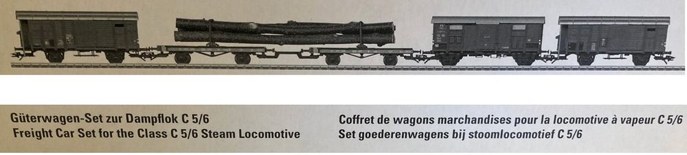 Märklin 46056-Güterwagenset-Epoche lll-Wechselstrom-Spur H0 (Neu und ...