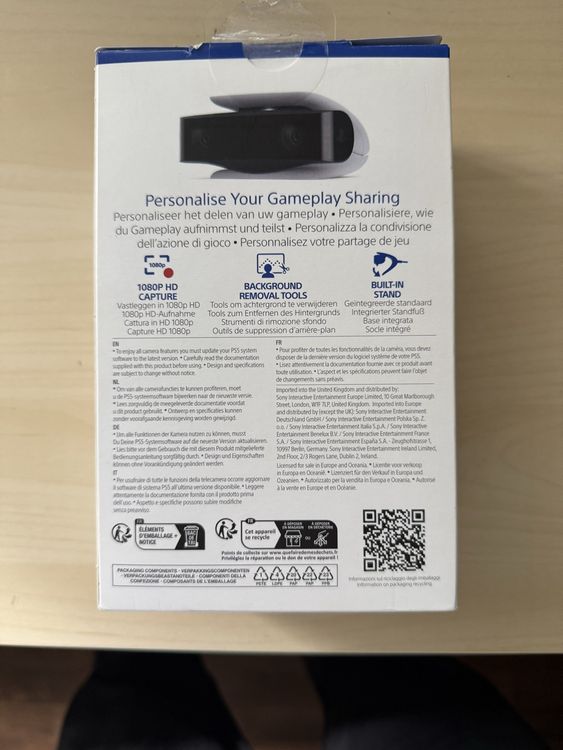 Playstation 5 HD Kamera, neuwertig und voll funktionstüchtig (Neu und originalverpackt) in ...