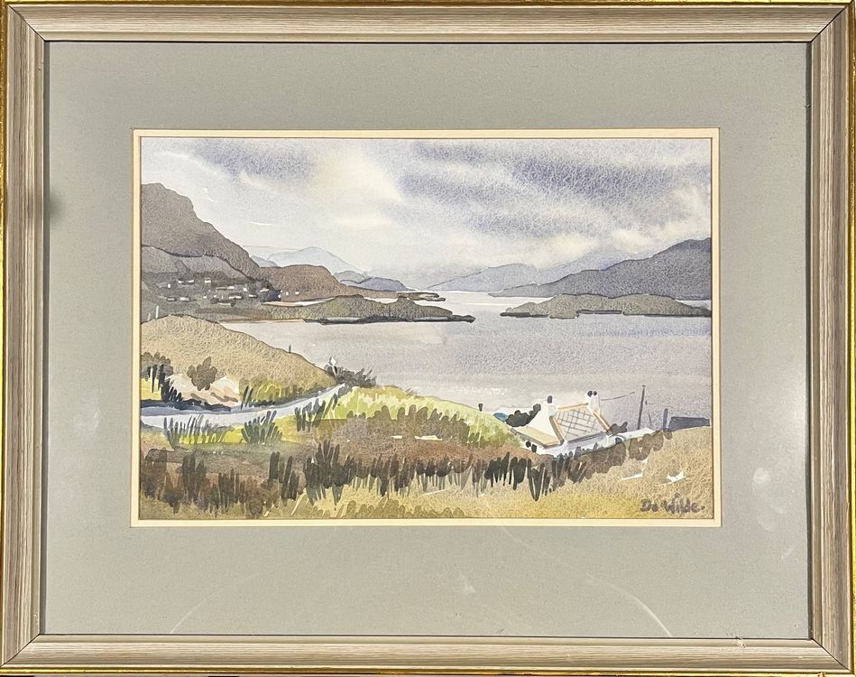Wilde Donald Landschaft Aquarell Signiert | Kaufen auf Ricardo