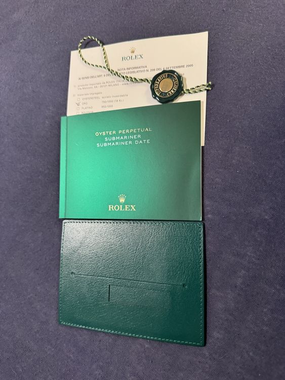 Rolex Booklet mit Anhänger und cardholder (Neu (gemäss Beschreibung ...
