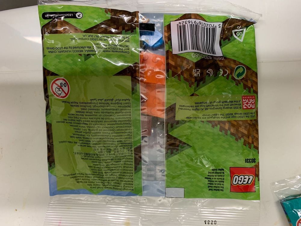 Lego Minecraft Polybag 30331, lego halloween, lego zombie (Neu und ...