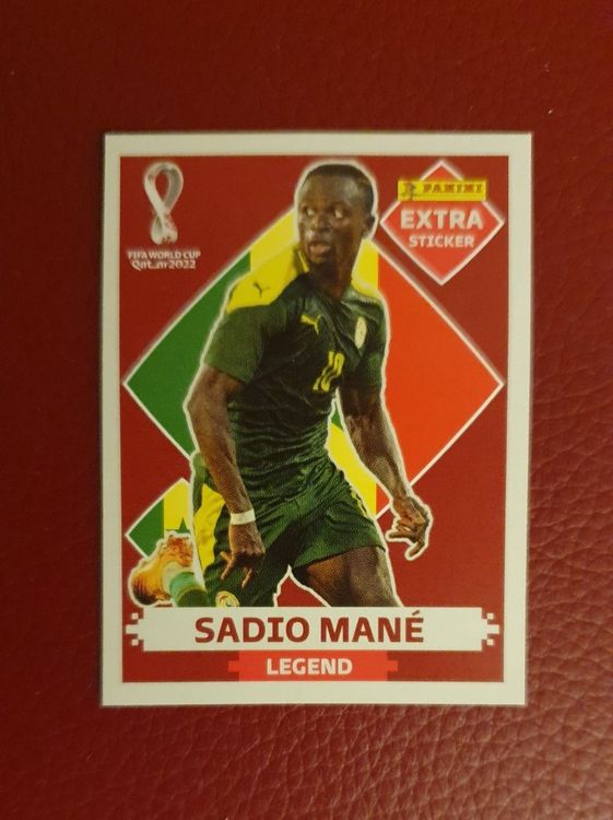 Panini Qatar 2022 SADIO MANÉ EXTRA STICKER LEGEND BASE (Neu (gemäss Beschreibung)) in Winterthur ...