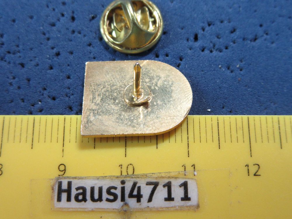 SCHMUCK-PIN KANTONS-WAPPEN ZÜRICH KLEIN 18X15mm GOLDIG (Gebraucht) in Ettingen für CHF 0.95 ...