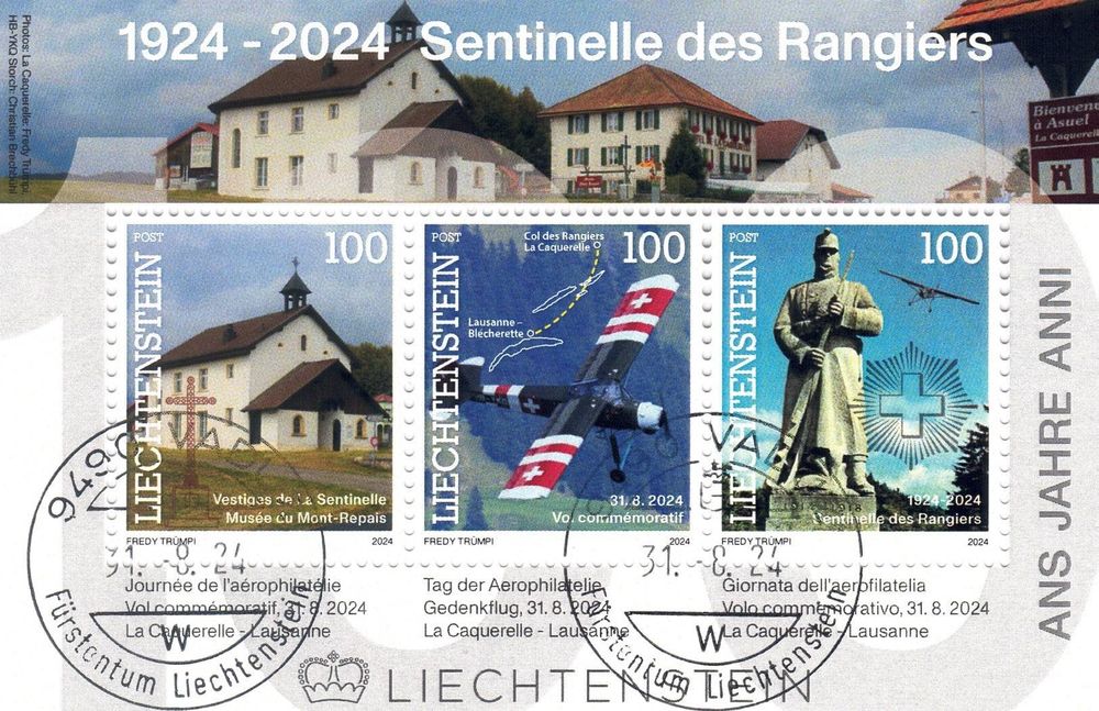 Block 100J Sentinelle des Rangiers ET 31.08 2024 Auflage II (Gebraucht ...