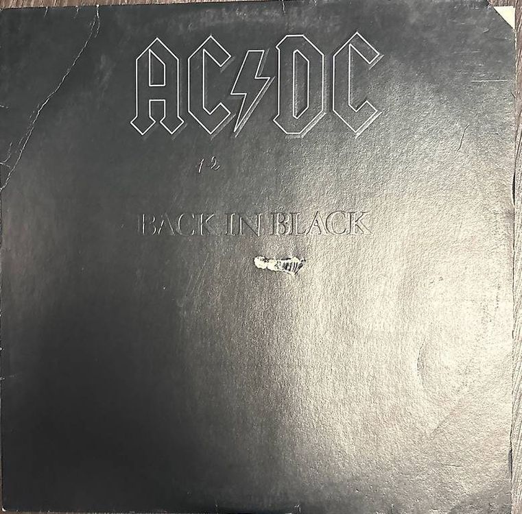 LP AC/DC Back in Black (Gebraucht) in Glis für CHF 10 – nur Abholung ...
