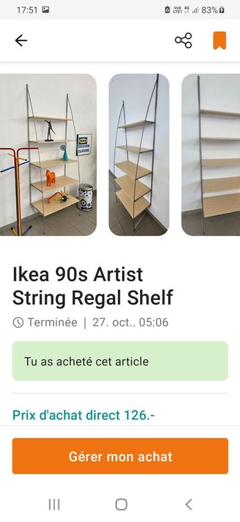 Ikea design regal (Gebraucht) in noville für CHF 20 – mit Lieferung auf ...