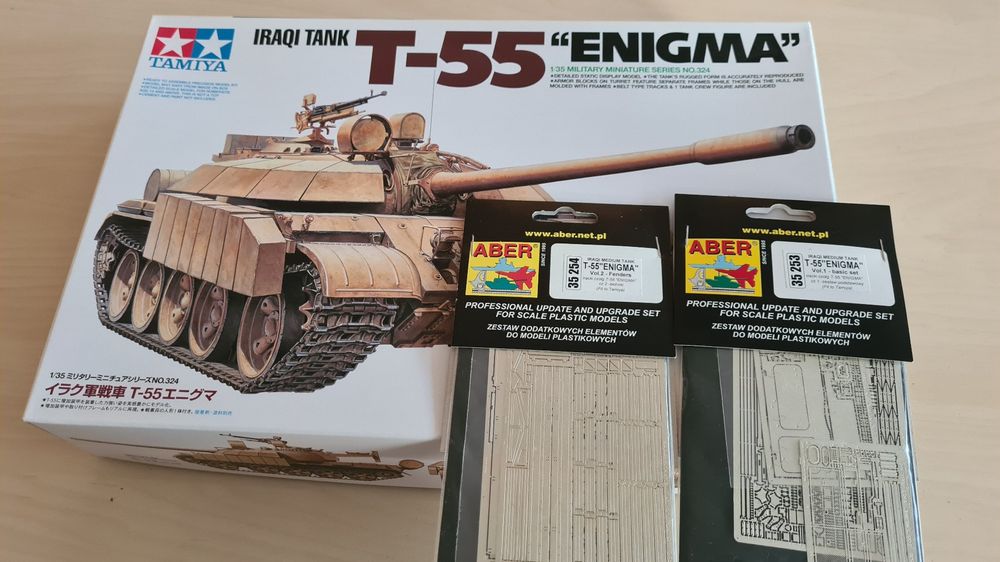 1:35 T-55 Iraqi Enigma + 2x Aber Photoetch - Tamiya 35234 (Neu (gemäss ...