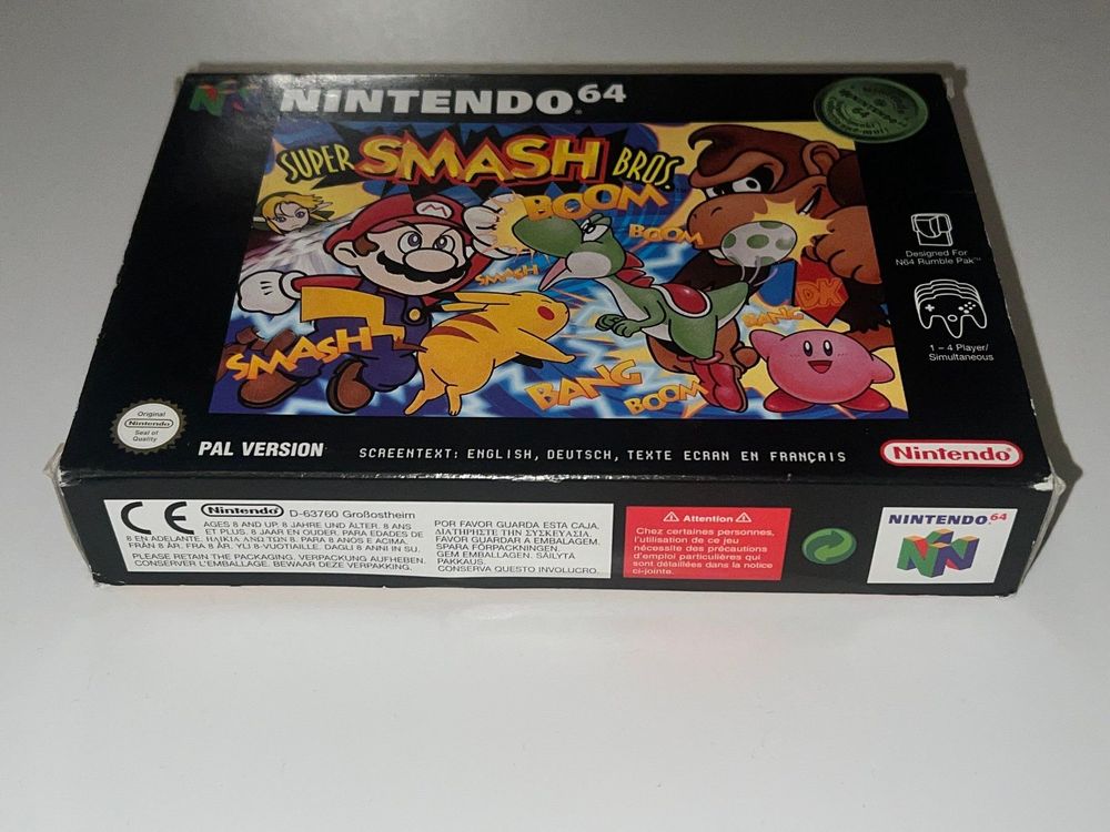 Nintendo 64 (N64) Spiel - Super Smash Bros. (OVP) | Kaufen auf Ricardo
