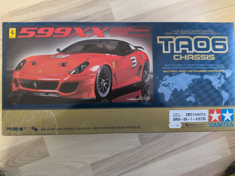Tamiya TA06 Chassis Ferrari 599XX RC Bausatz, | Kaufen auf Ricardo