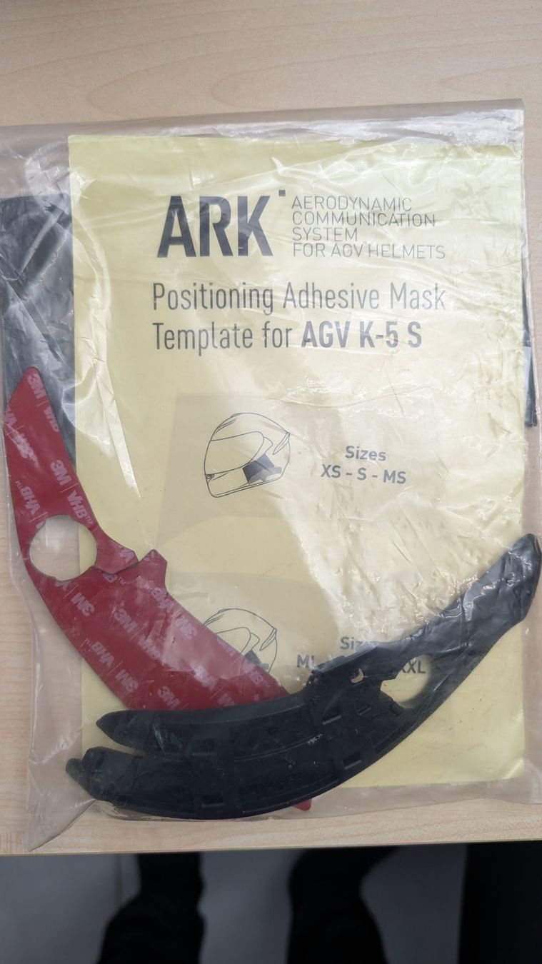 AGV K-5 S Intercom ARK Adapter (ML-XXL) (Neu und originalverpackt) in ...