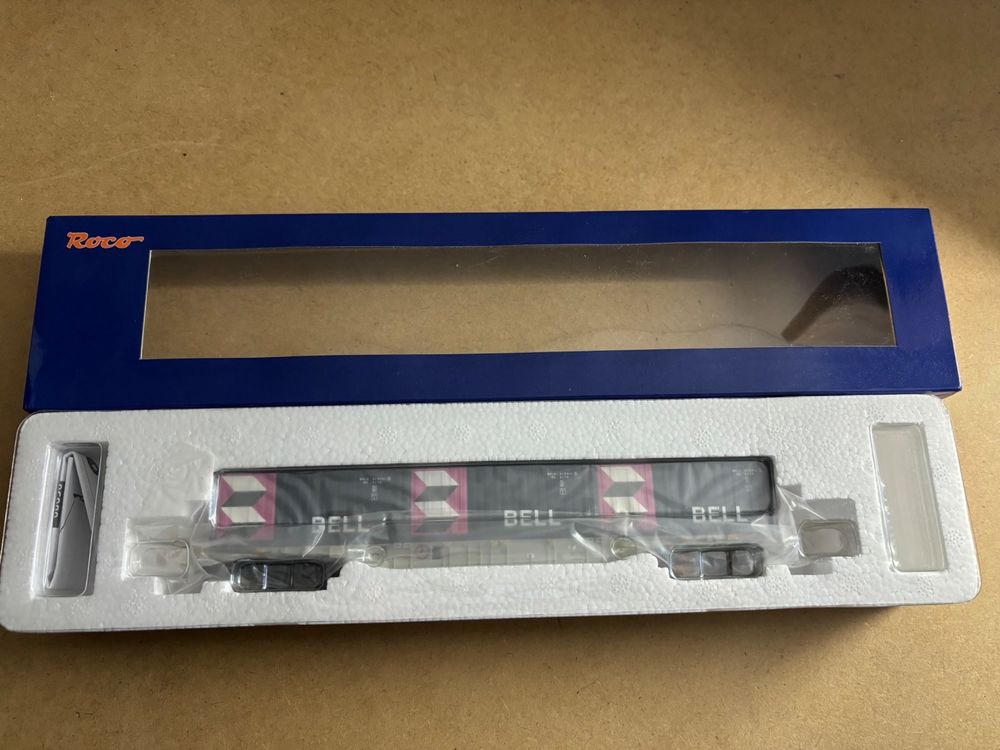 Roco 66656 Containertragwagen BELL SBB (Neu und originalverpackt) in ...