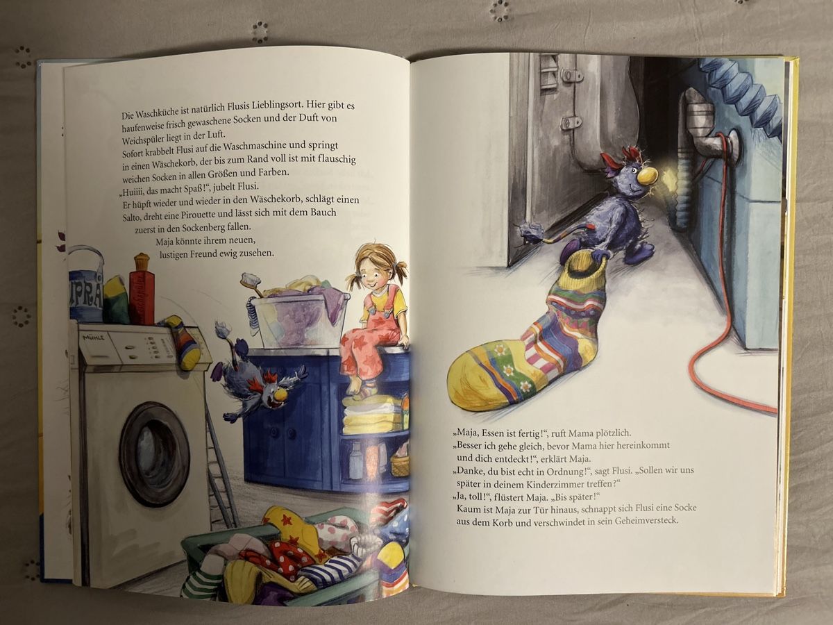 Kinderbuch: Flusi, das Sockenmonster, Bine Brändle, (Gebraucht) in ...