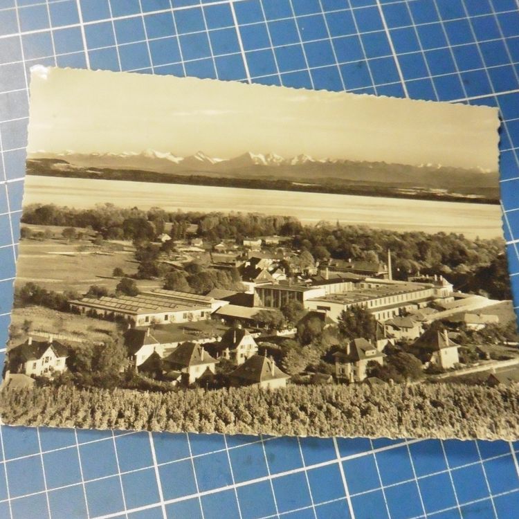Cortaillod,NE,Foto,1943,Elektro-Kabel Fabrik,Dorf,See,Reben | Kaufen ...