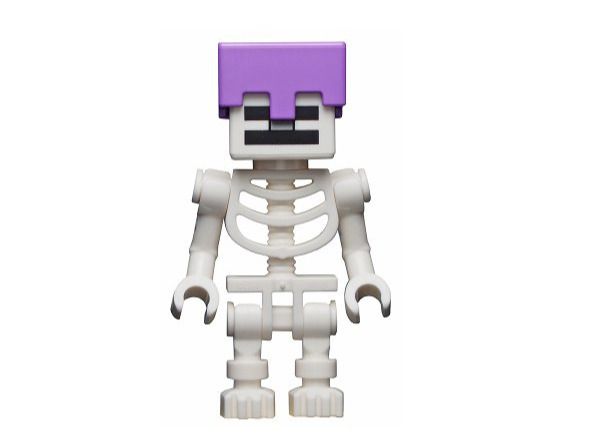 LEGO Minecraft Minifigur - Skeleton - min065 (Neu (gemäss Beschreibung ...
