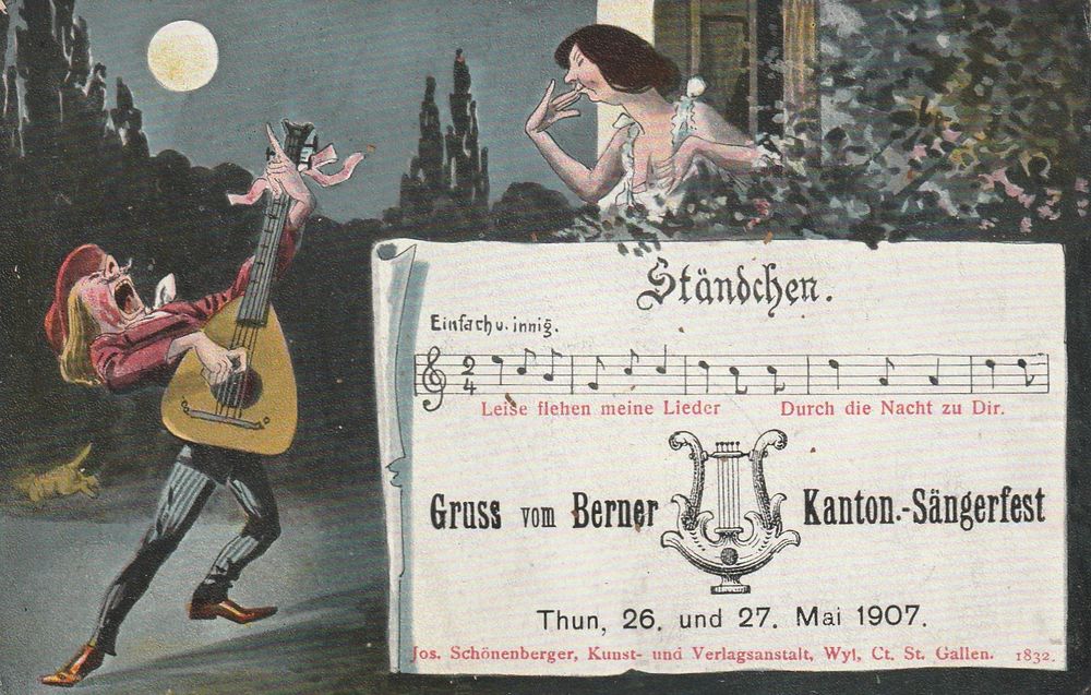 Thun Kant. Sängerfest 1907 (Gebraucht) in Rorschacherberg für CHF 8 – mit Lieferung auf Ricardo ...