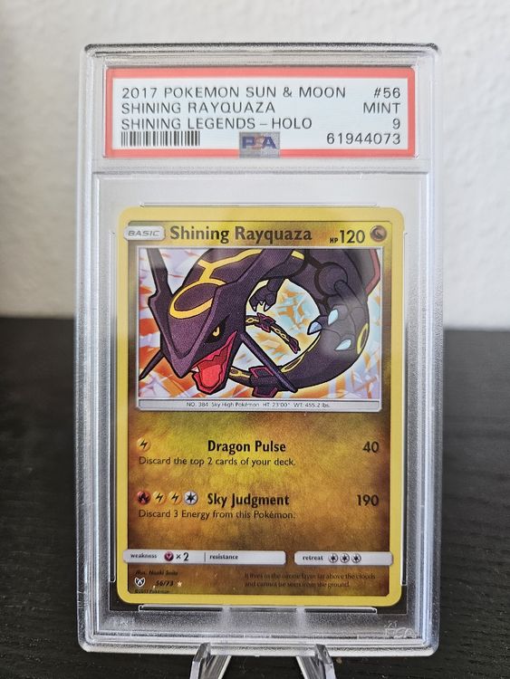 Shining Rayquaza Holo PSA 9 Mint shining legends | Kaufen auf Ricardo