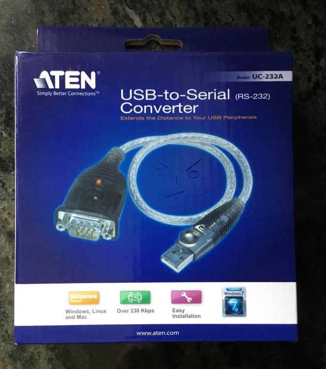 USB to Serial Converter RS-232 von Aten (Neu und originalverpackt) in ...
