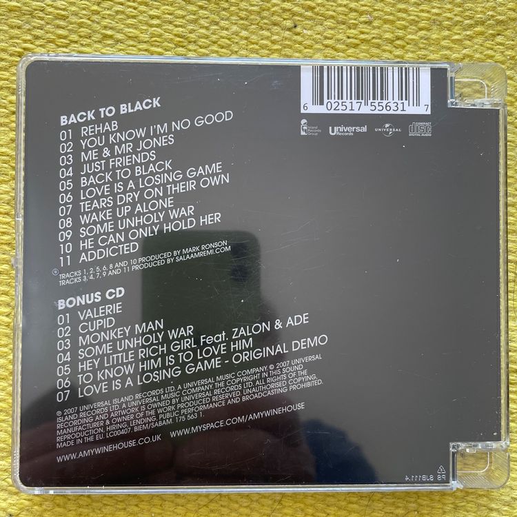 AMY WINEHOUSE-2CD BACK TO BLACK DELUX EDITION (Gebraucht) in ...