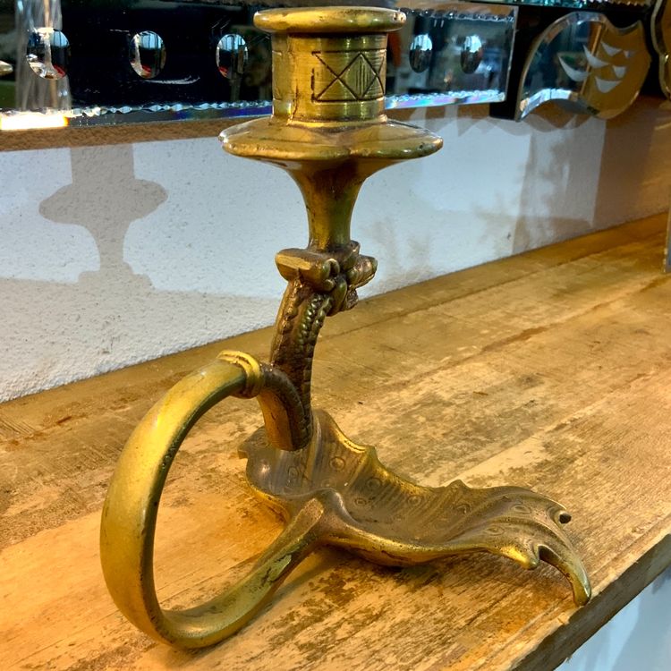 JUGENDSTIL KERZENHALTER BRONZE FRANKREICH UM 1900 (1) (Gebraucht) in Biglen für CHF 76 – mit ...