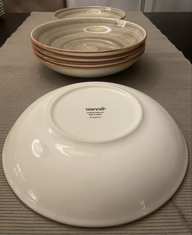 Bonna - Set 6 piatti fondi in porcellana (Usato) a S. Pietro per CHF 19 ...