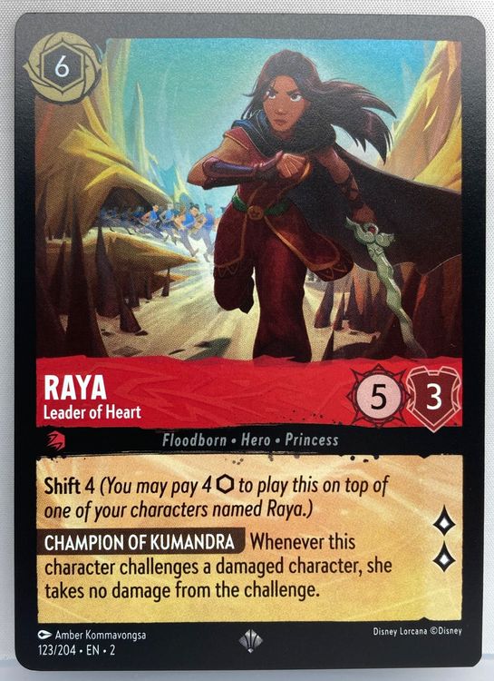 Lorcana RAYA 123/204 EN-2 SUPER RARE | Kaufen auf Ricardo