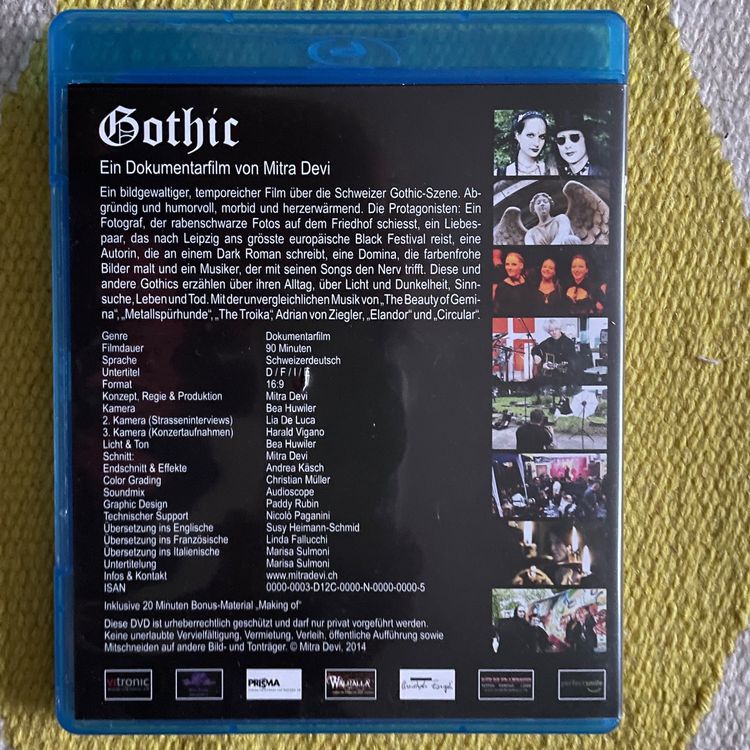 GOTHIC-BLU RAY GOTHIC/DOKU VON MITRA DEVI (Gebraucht) in ...